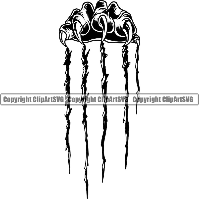 Bear Slash Svg - Etsy