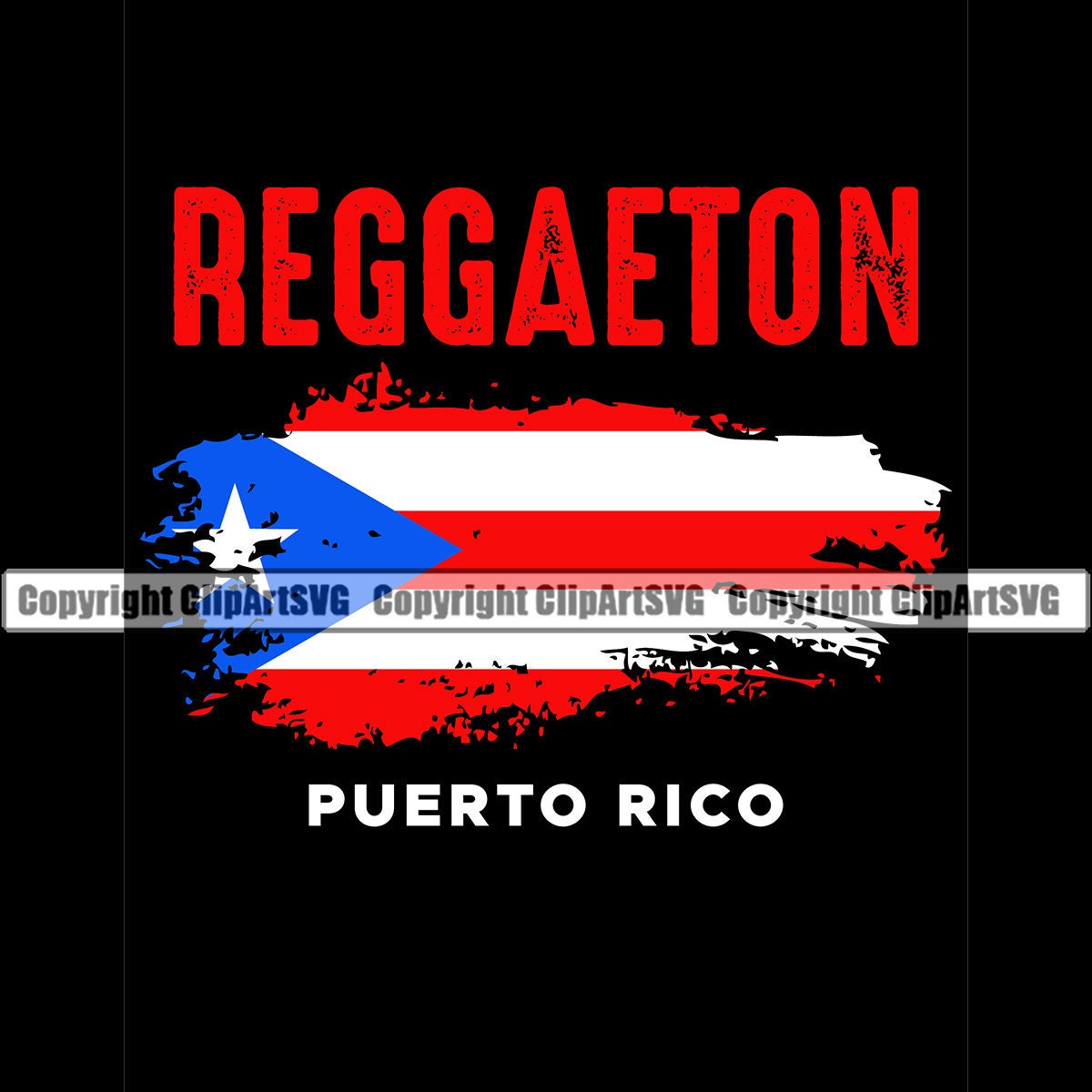 Puerto Rico Rican Flag Reggaeton Reggae Country Nation Sign Design ...