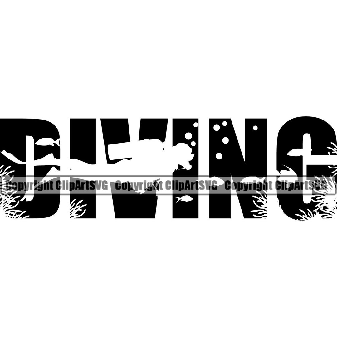 Scuba Diving Logo Dive Diver Tank Sailing Sailor Fishing Nautical ...
