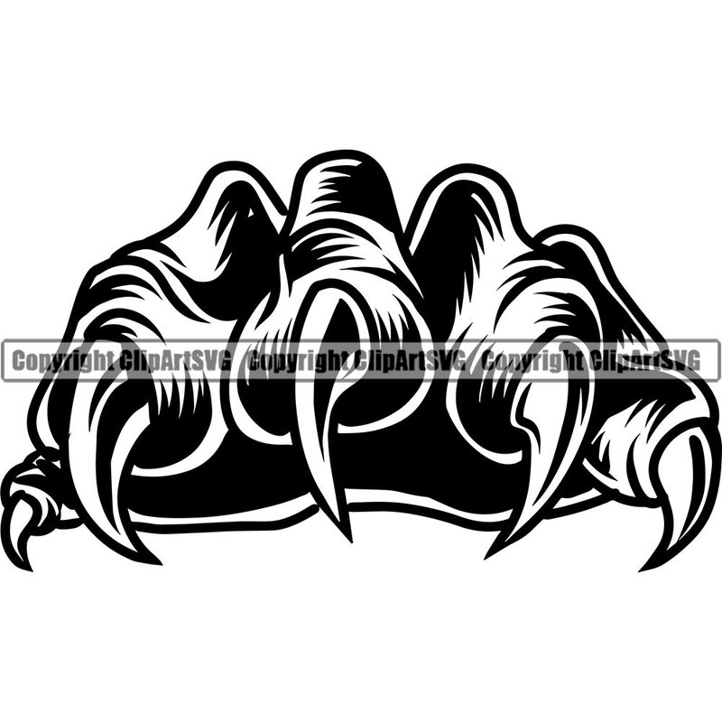 Bear Slash Svg - Etsy