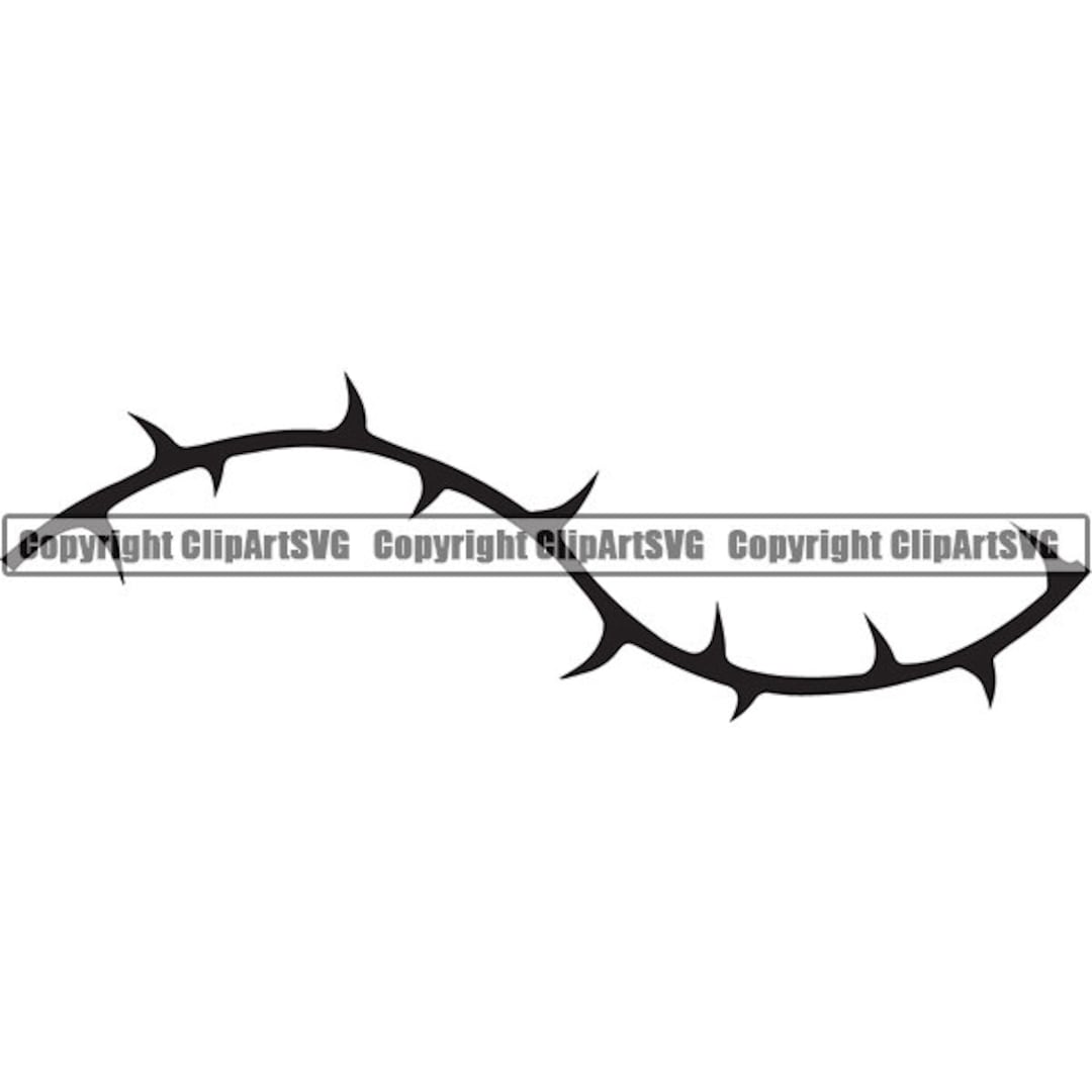 Flower Thorn Flora Branch Shield Frame Border Background Plant Stem ...