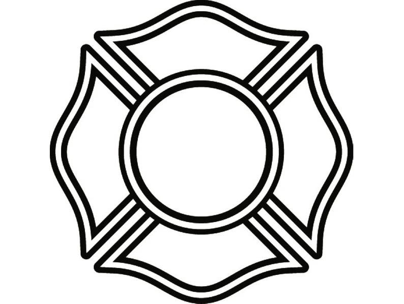 Firefighter Helmet Shield Template
