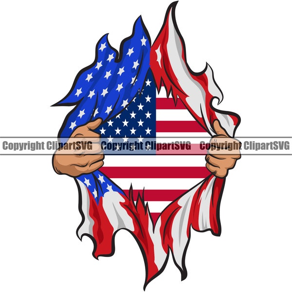 Hand Pulling American Flag Svg - Etsy