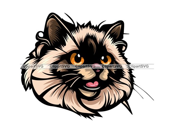 Smiling Cat Clipart Cartoon