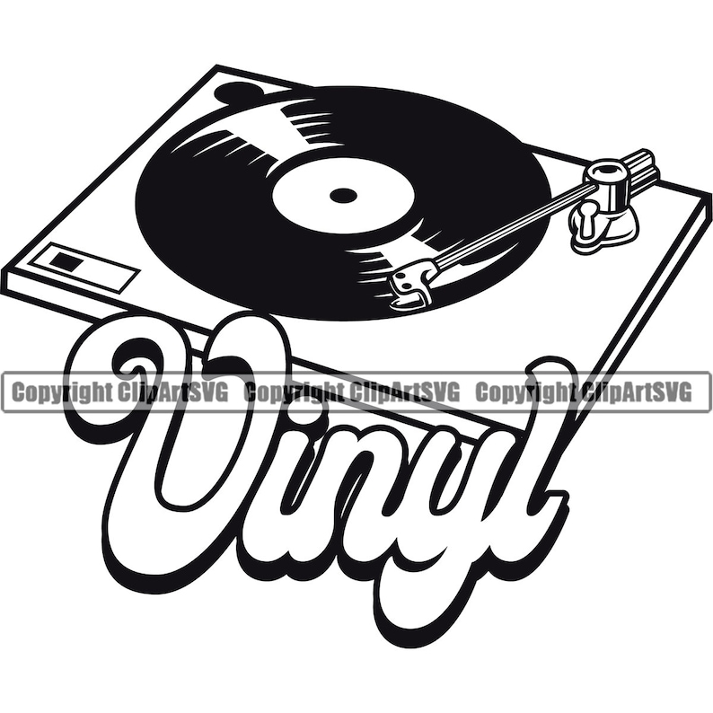 Vinyl Record Album DJ Setup Disc Jockey Music Turntable Mixer - Etsy