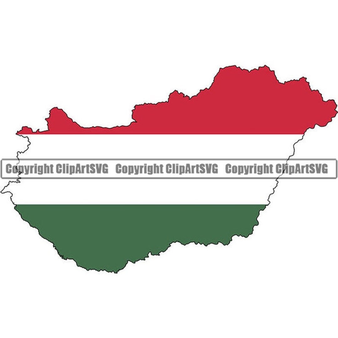 Hungary Hungarian Europe Country World National Nation Flag Map Logo ...