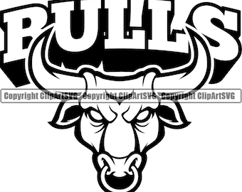 Bull Sports-Mascot svg Sports svg Team svg School Sports Team Sports ...