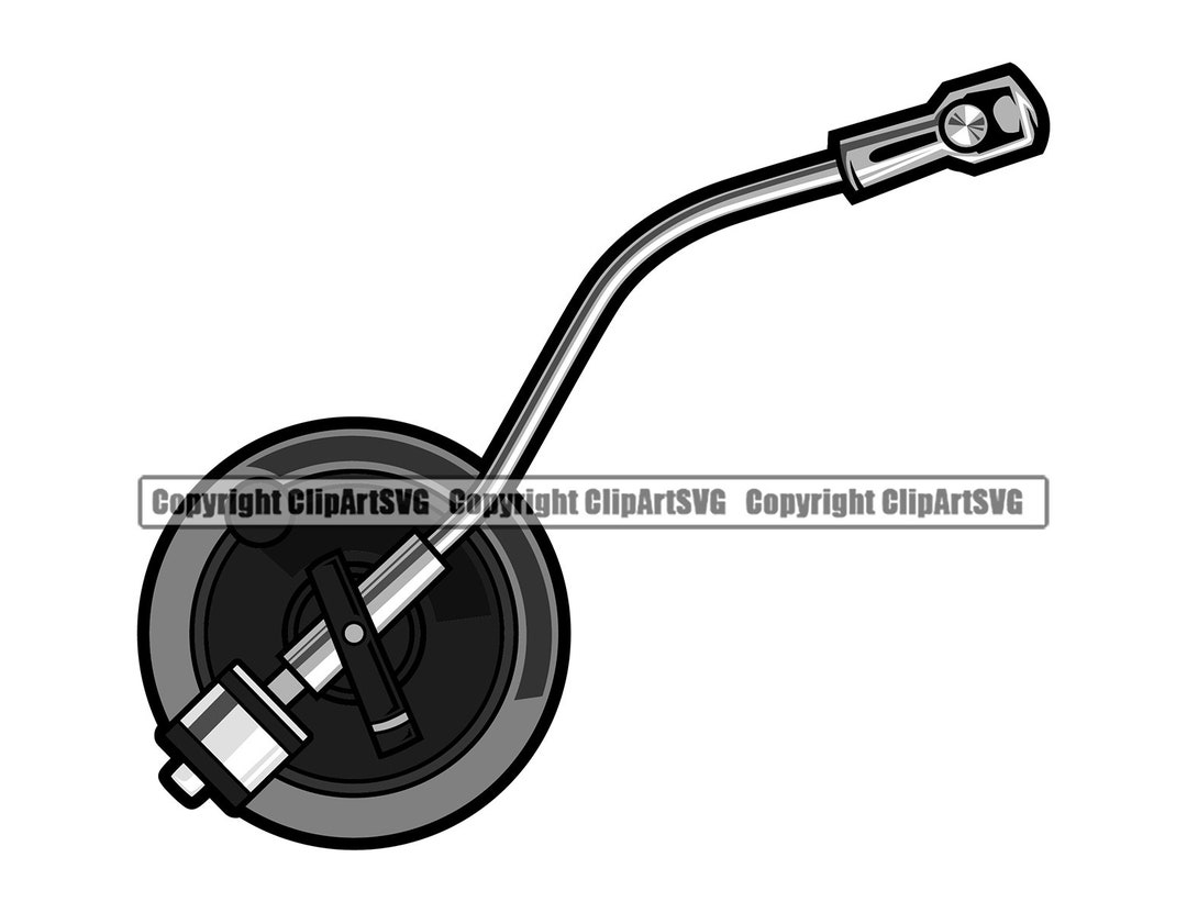 Turntable Arm Vector