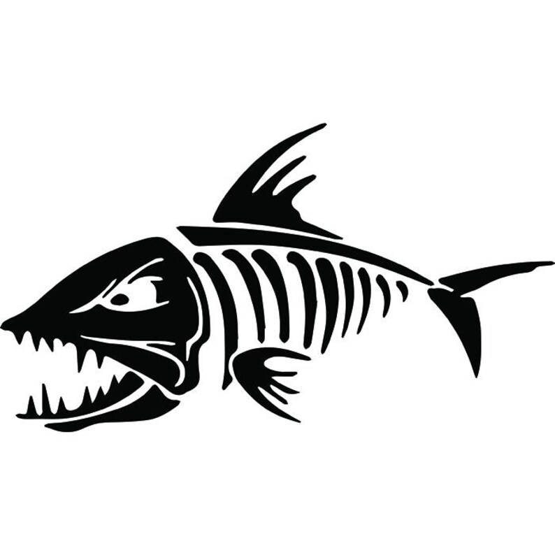 Bone Fish 1 Logo Skeleton Angling Fishing Hook Fresh Water Etsy Bone Fish 1 Logo Skeleton Angling Fishing Hook Fresh Water Etsy