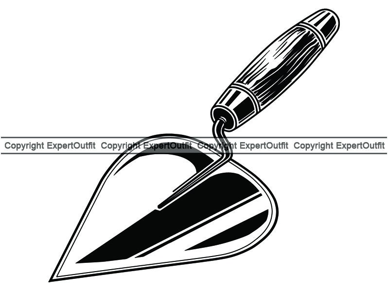 Concrete Trowel Clipart