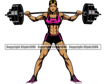 Female Muscle Flex - Etsy