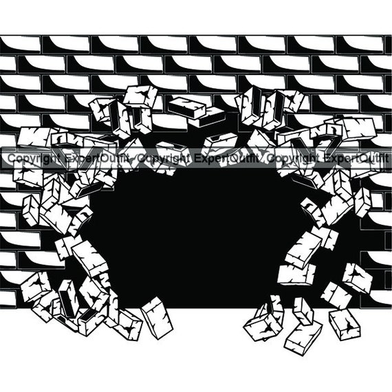 Cracked Hole 6 Floor Wall Shatter Break Hit Smash Make Wall - Etsy