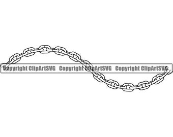 Towing Chain Vector - Etsy
