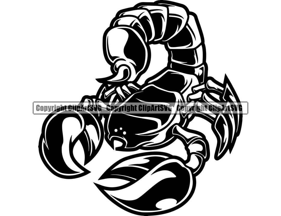 Scorpion Pet Insect Zodiac Horoscope Mascot School Team Gang Club Sport ...