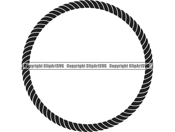 Rope Round Circle Frame Border Shield Western Rodeo Country - Etsy UK