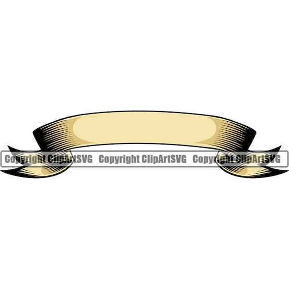 Vintage Ribbon Banner Scroll Label Sticker Emblem Badge - Etsy