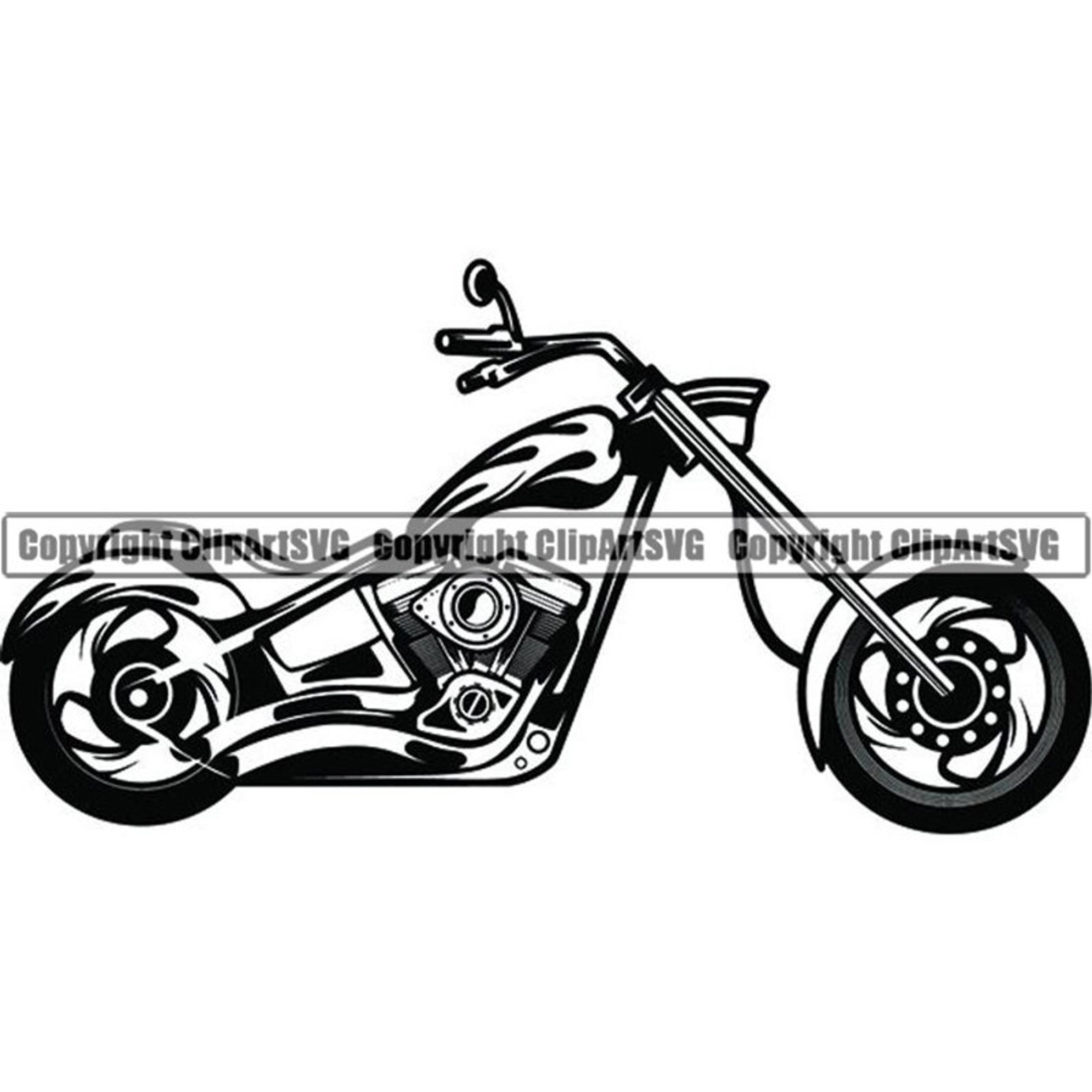 Motorcycle #10 Custom Chopper Outlaw Motorbike Bike Biker Repair ...