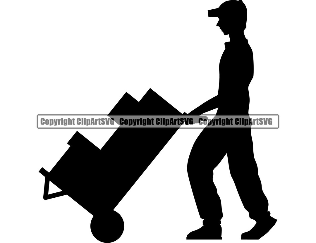 Moving Company Movers House Home Pack Box Deliver Move Van Truck ...