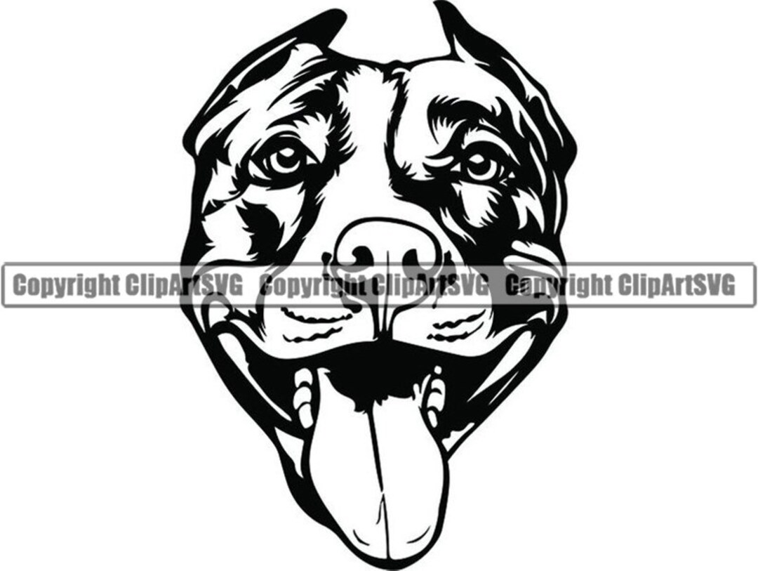 American Pit Bull 26 Happy Smiling Dog Paw Puppy Pet Terrier Breed ...