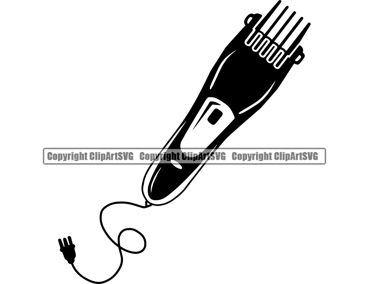 Barber Hair Clippers Vector