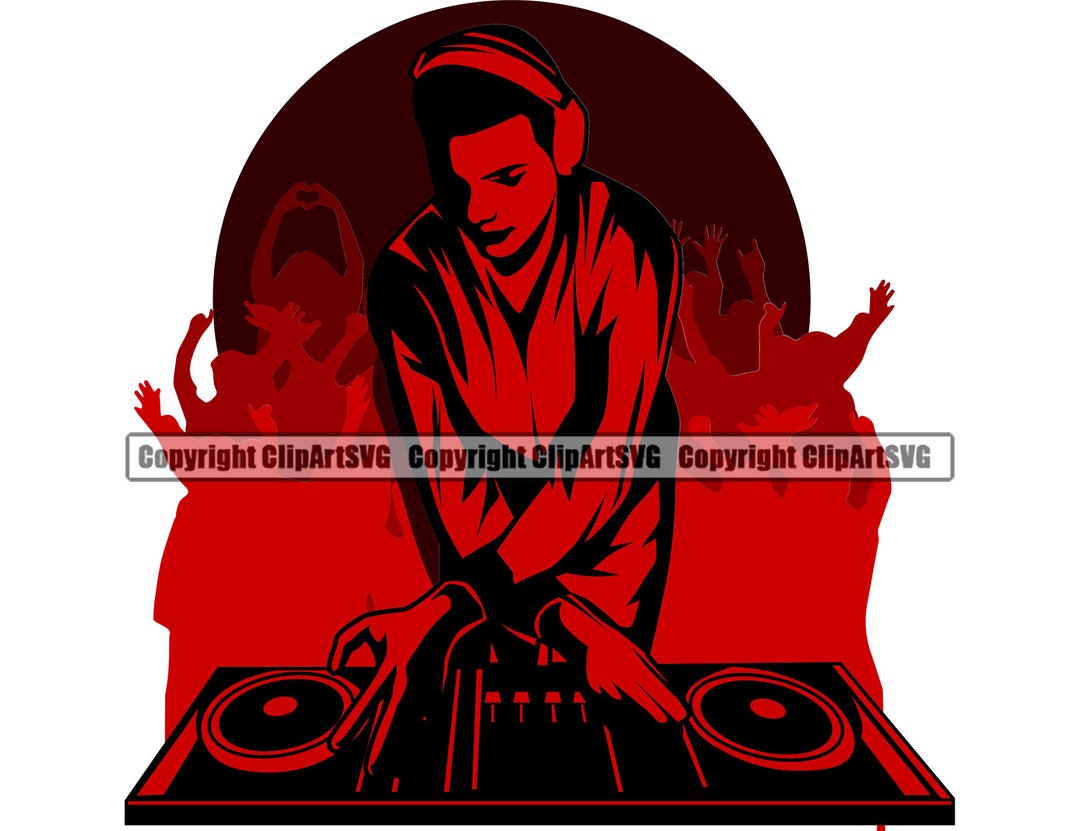 DJ Disc Jockey Music Turntable Record Player Mixer Album Vinyl - Etsy