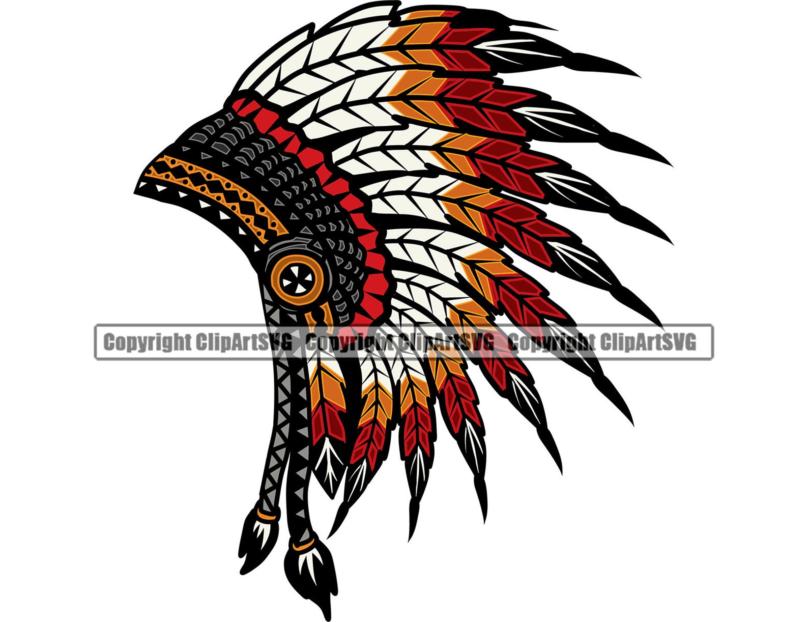 Native American Indian Headdress Feather Hat Cap Old Wild West - Etsy