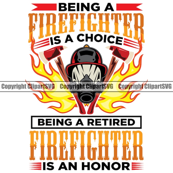 Retired Firefighter - Etsy