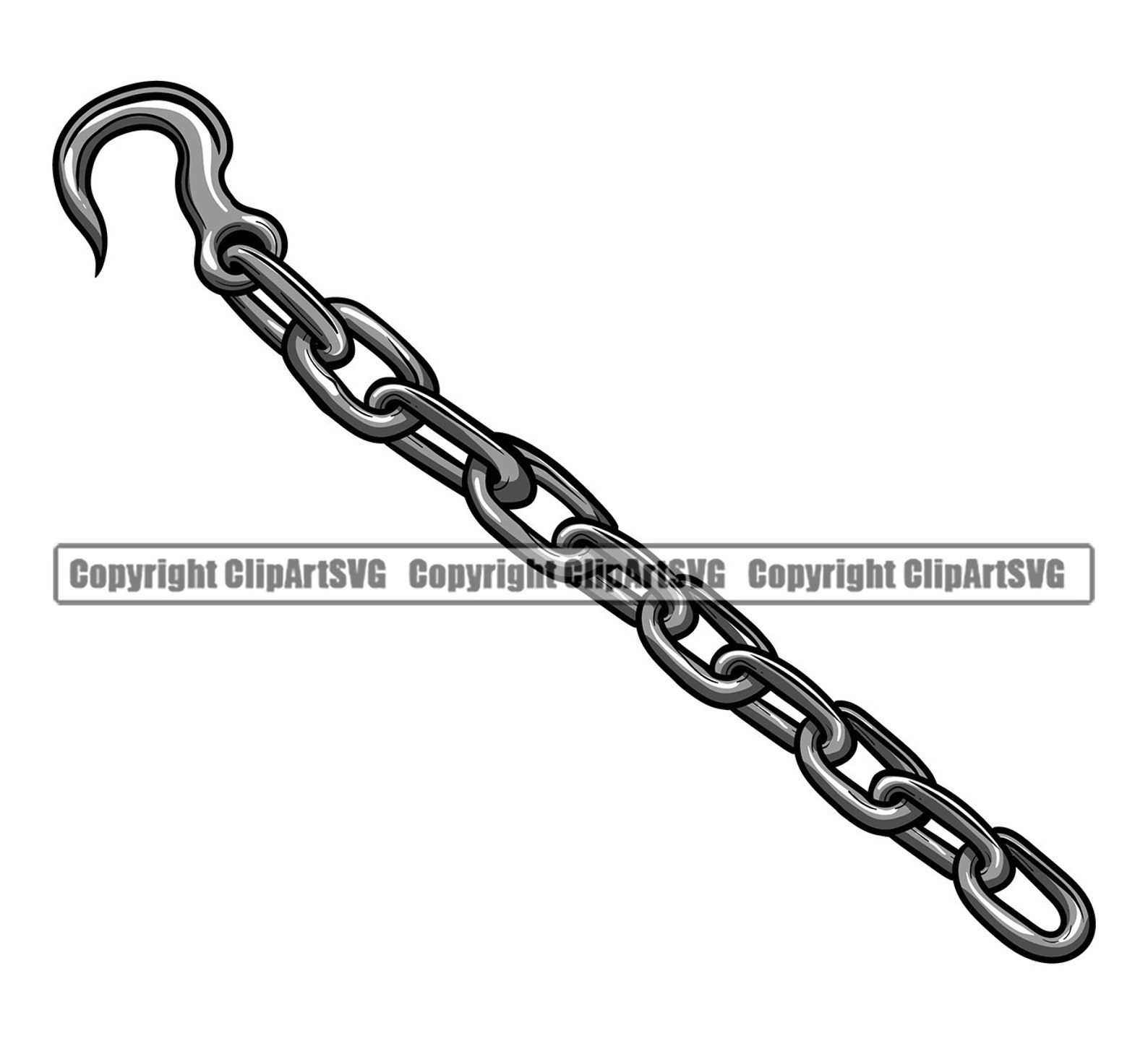 Tow Truck Chain Hook Driver Towing Chain Trucker Hauling Cargo Haul ...