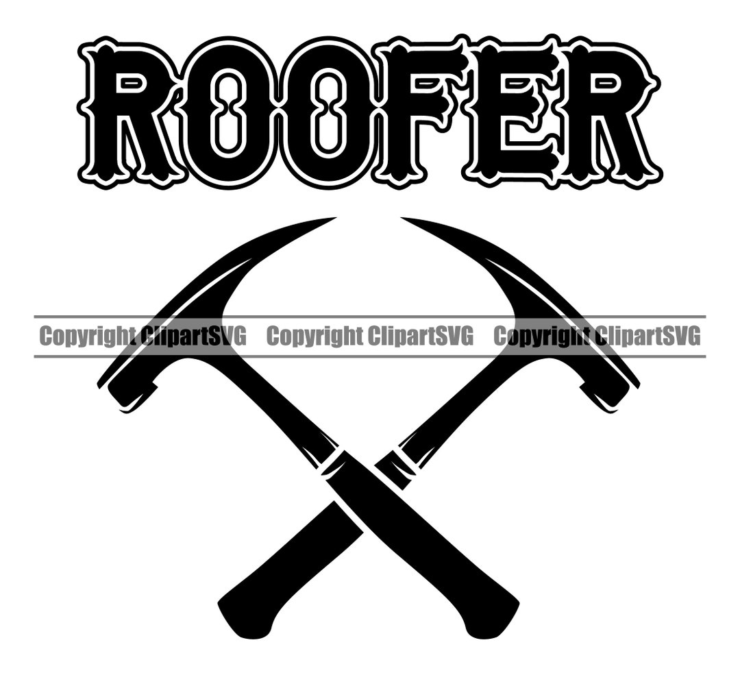 Roofer Roof Roofing Construction Build Builder Handyman Work Tool Fix ...