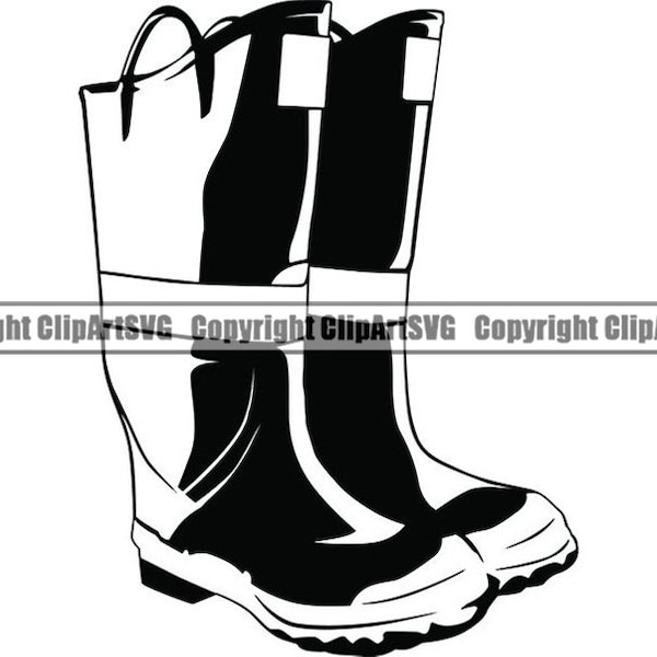 Firefighter Boots - Etsy