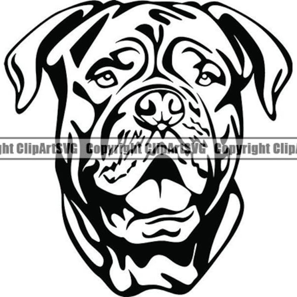 Dogue De Bordeaux Svg - Etsy
