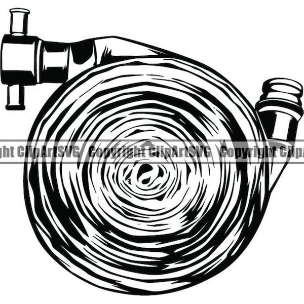 Fire Hose Vector - Etsy
