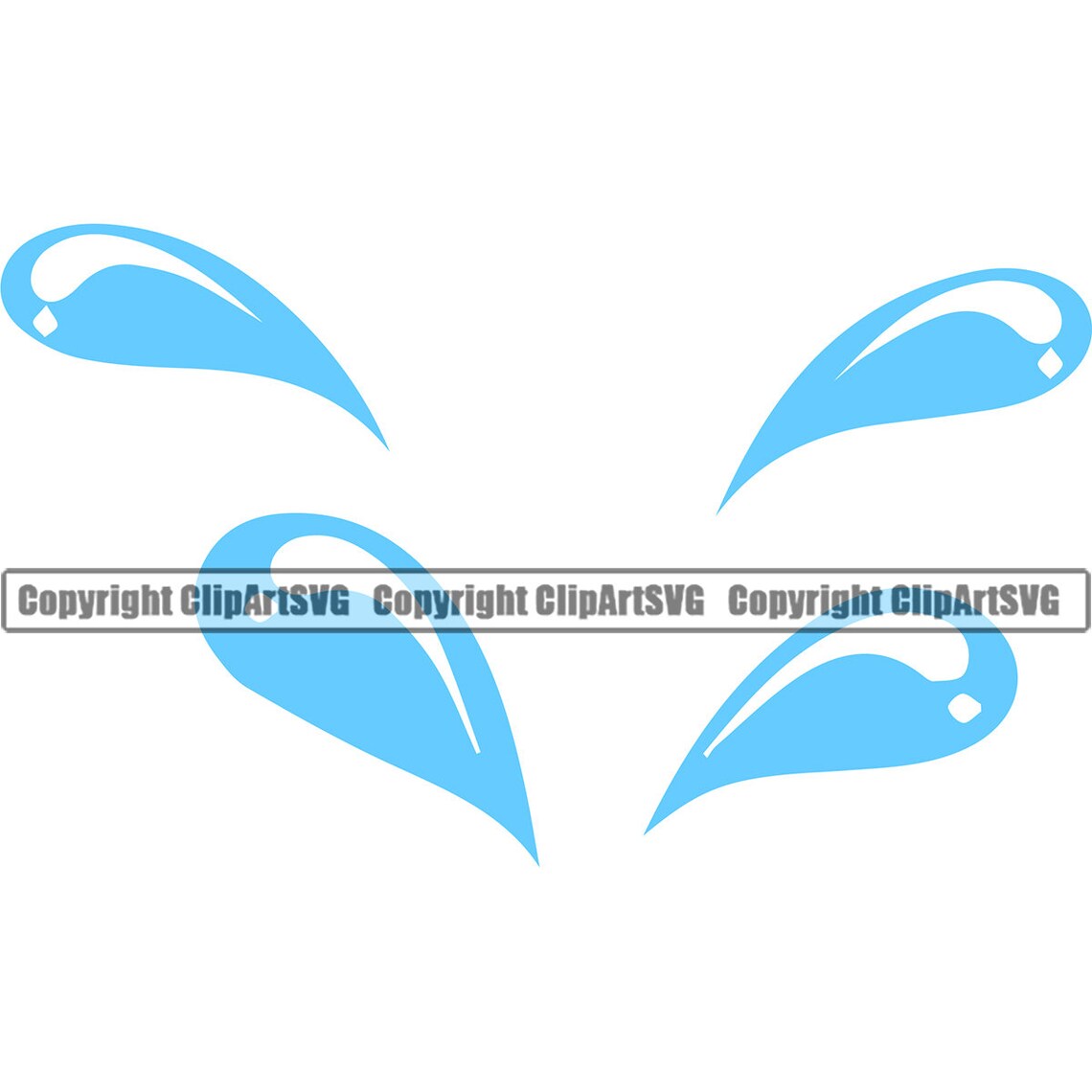 Water Wet Splash Drip Splatter Clear Blue Pure Aqua Rain Drop Droplet ...