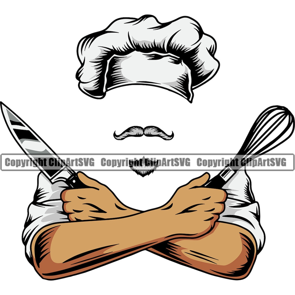 Chef Cook Knife Whisk Hat Cap Cooking Food Bake Baker Baking - Etsy