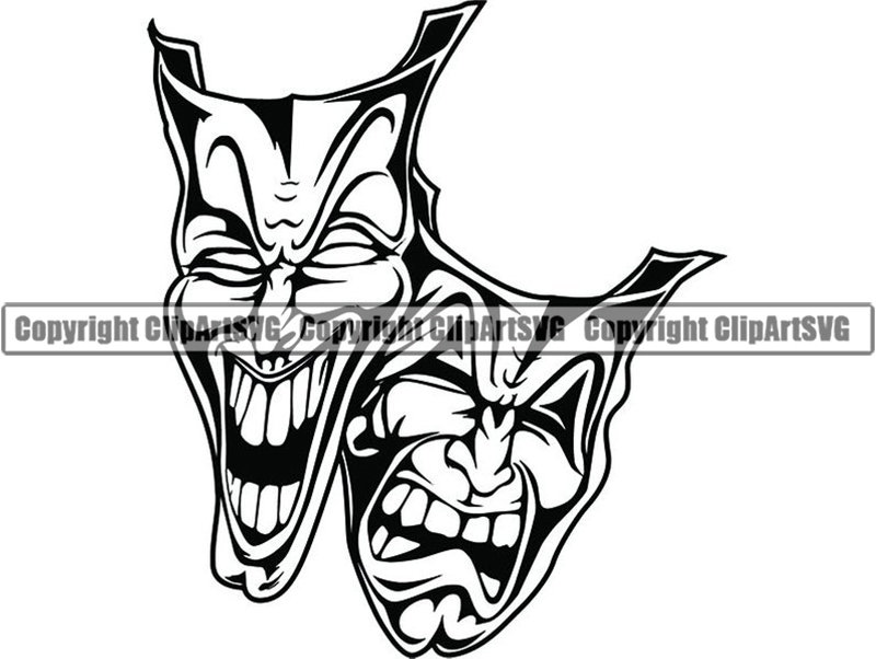 Mexican Clowns Drawings