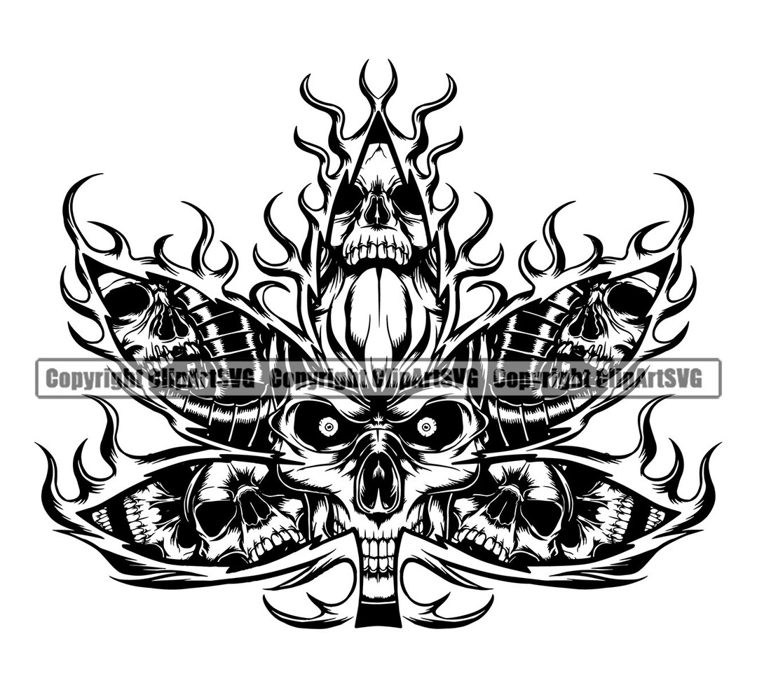 Skull Skeleton Marijuana Leaf Fire Flames Grin Grinning Pot Weed ...
