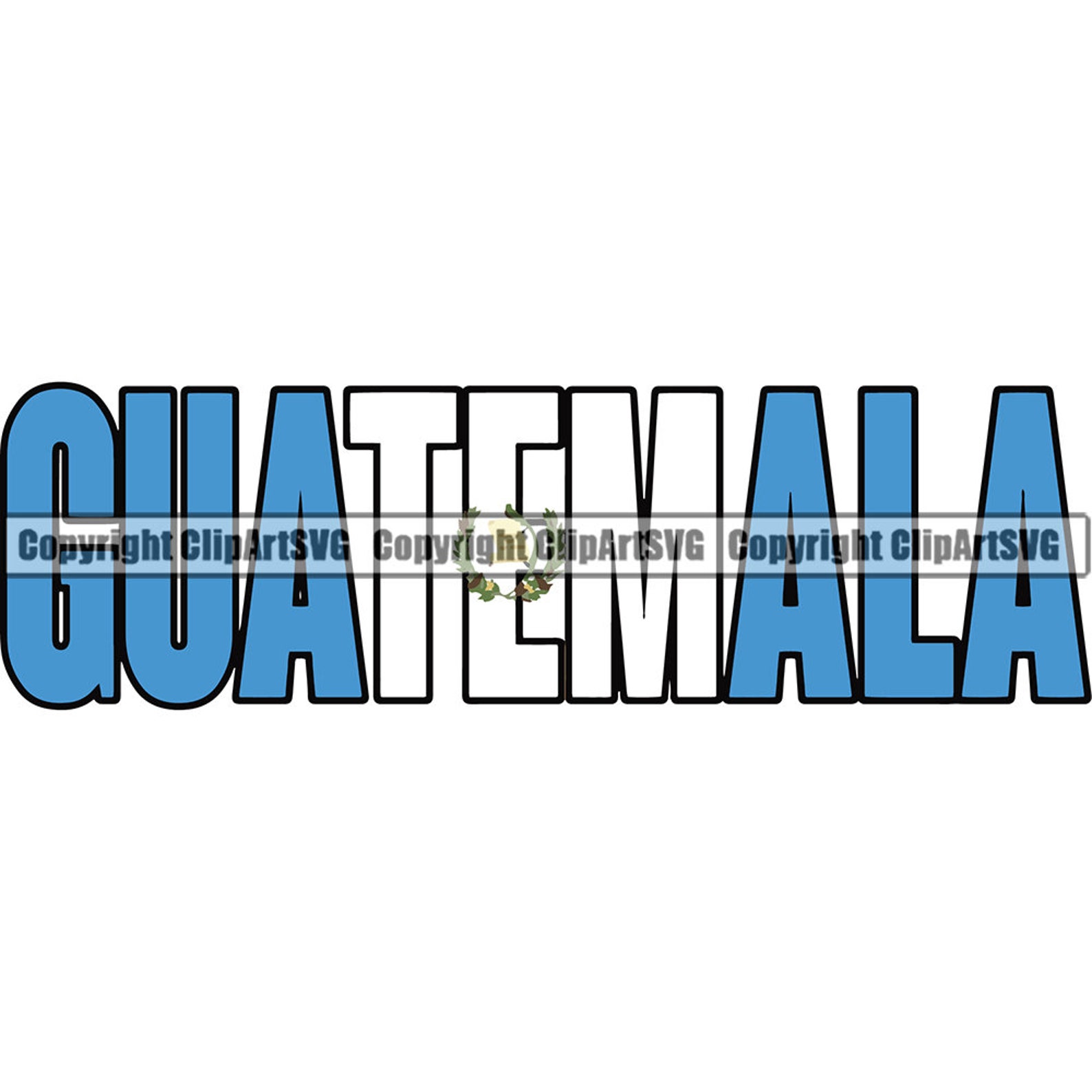 Guatemala Guatemalan Name Word Text Flag Name Country World Nation Map ...
