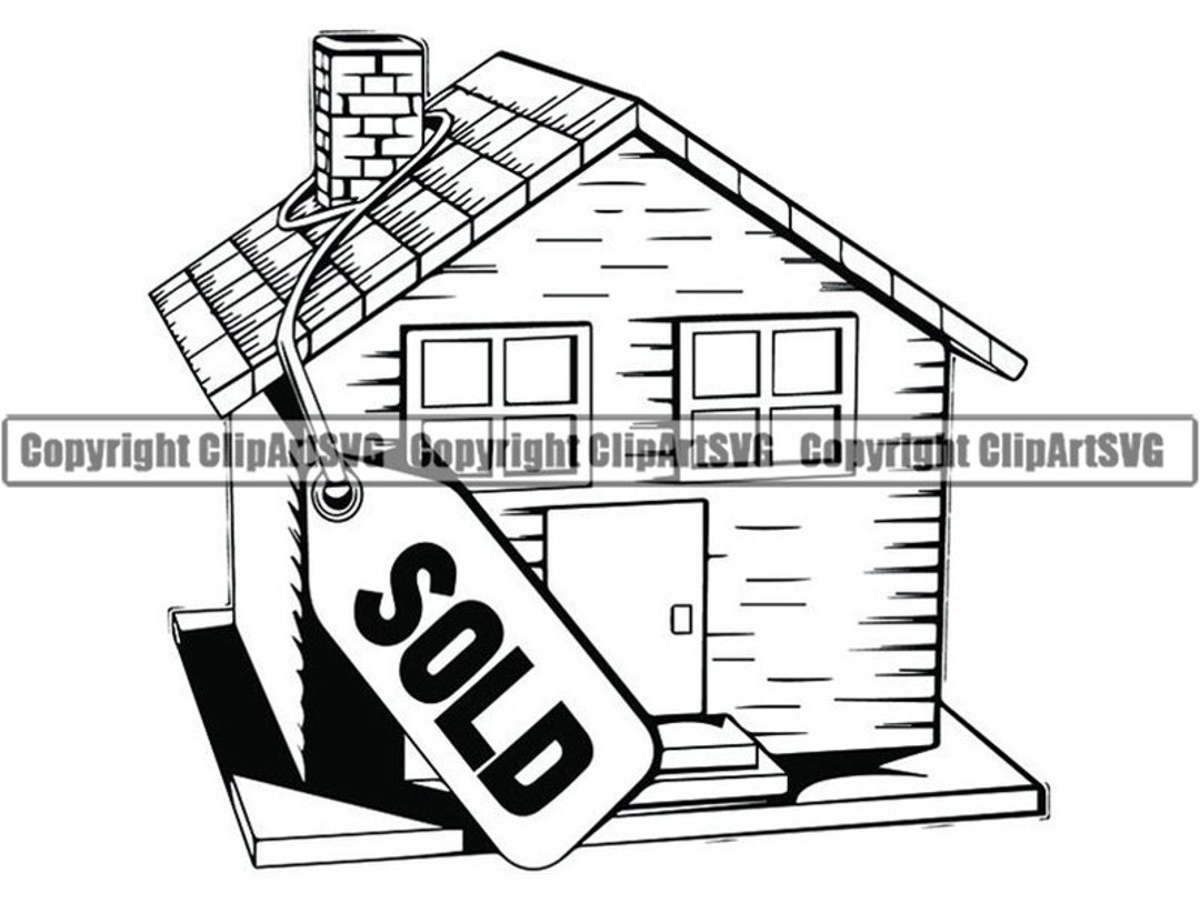 Sold House 1 House Home Sold Real State Sale Property Sign Buy Building ...