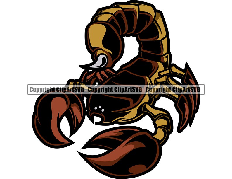 Scorpion Pet Insect Zodiac Horoscope Mascot School Team Gang - Etsy
