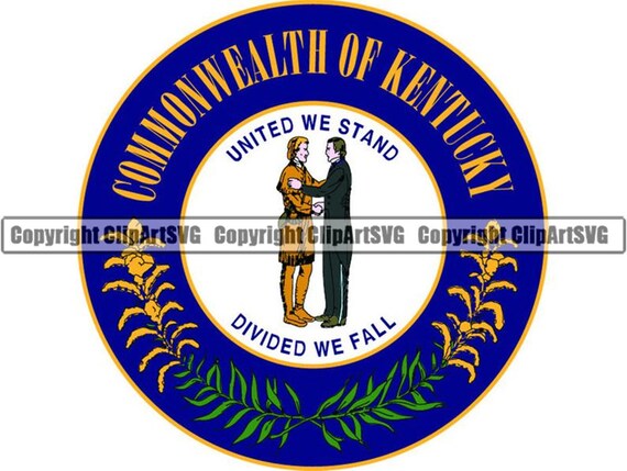 Kentucky State Seal Flag U.S. US United America American | Etsy
