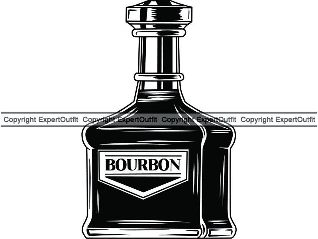 Alcohol Bottle #1 Bourbon Liquor Drink Drinking Western Salon Bar Pub ...
