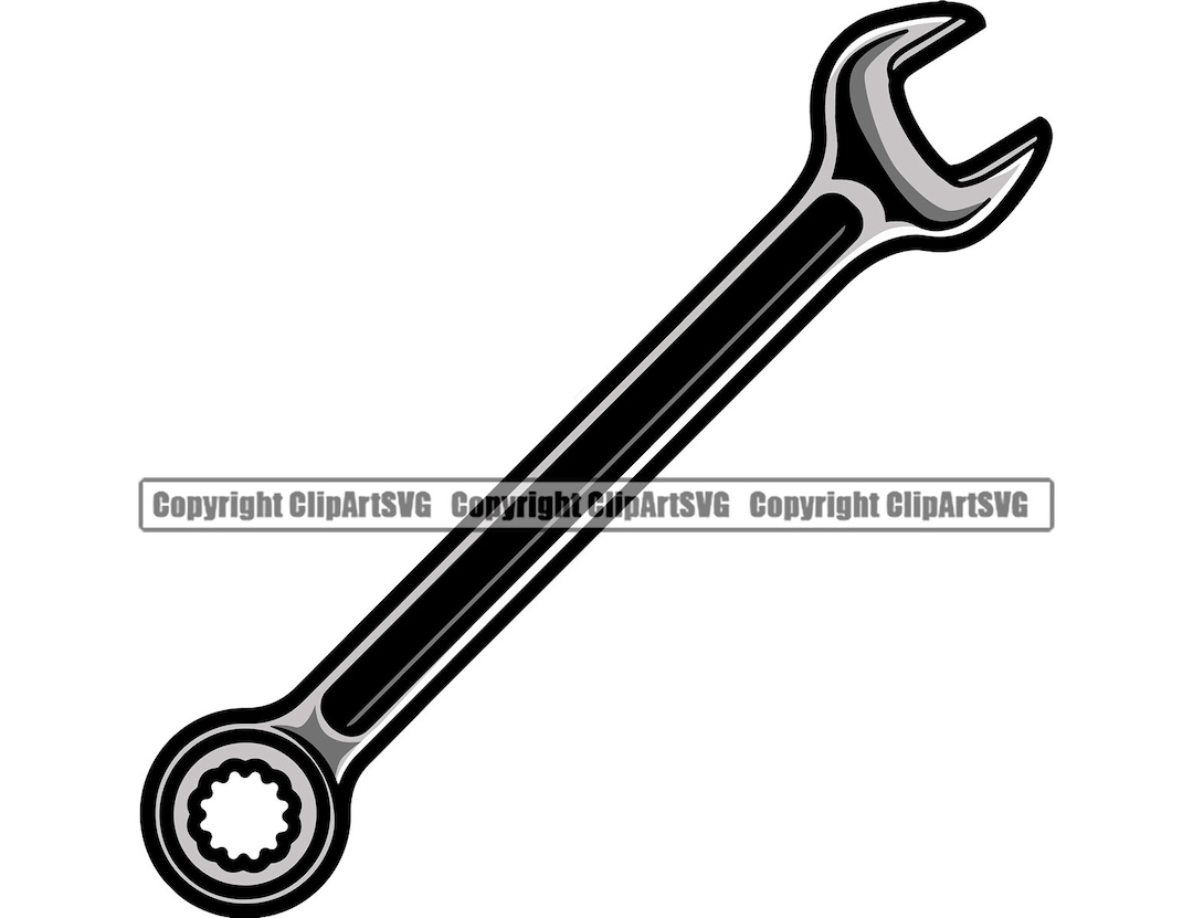 Wrench Mechanic Tool Bolt Engine Auto Car Part Biker Fix Repair Service ...