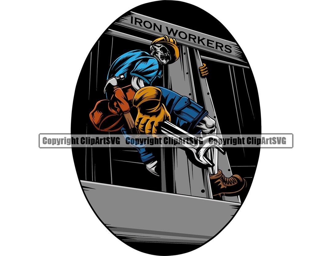 Steel Worker Skeleton Welder Welder Welding Metal Iron Beam Torch Skull ...