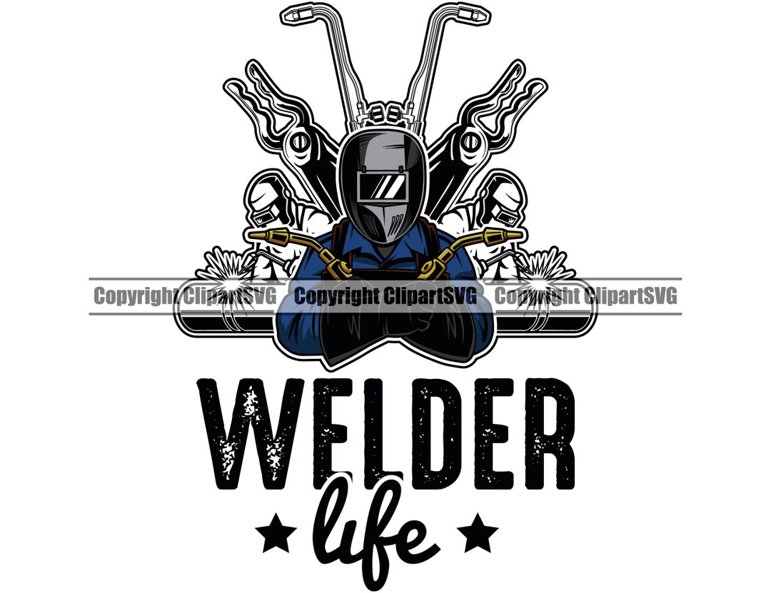 Welding Life Welder Steel Metal Torch Safety Mask Work Worker Build Fix ...