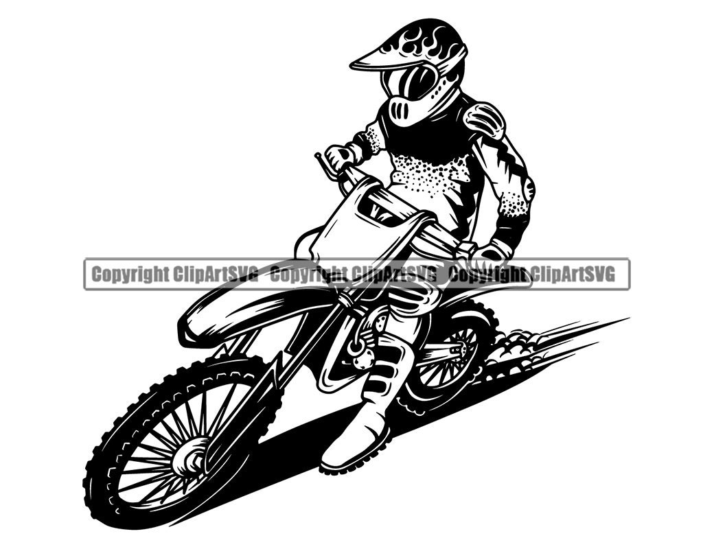 Dirt Bike Vector