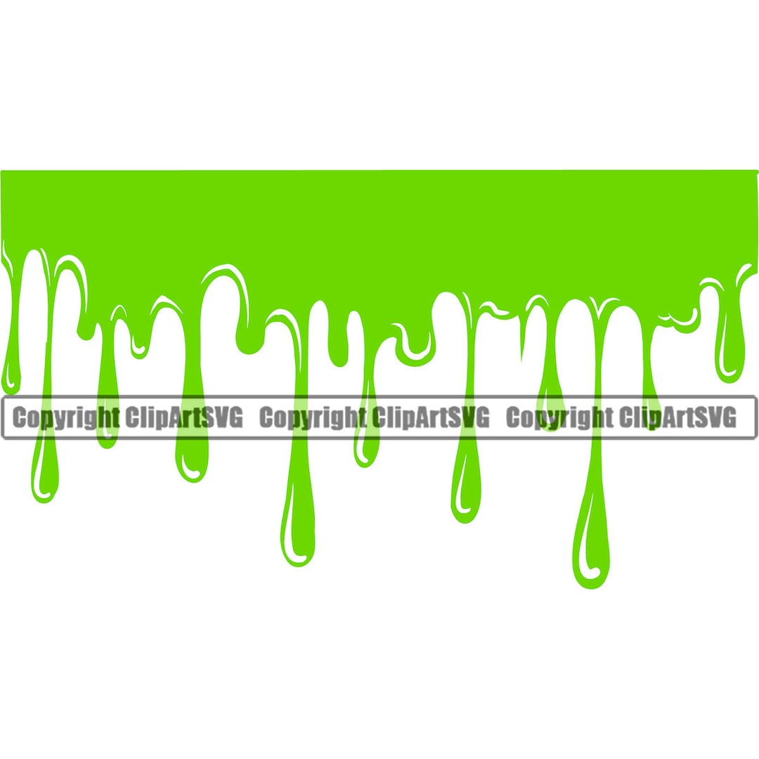 Green Slime Ooze Toxic Goo Drip Dripping Cut Slice Blood Bleed Liquid ...