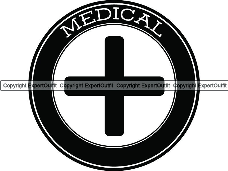 Medical Sign Logo Hospital Symbol Signage Text Cross Clinic | Etsy