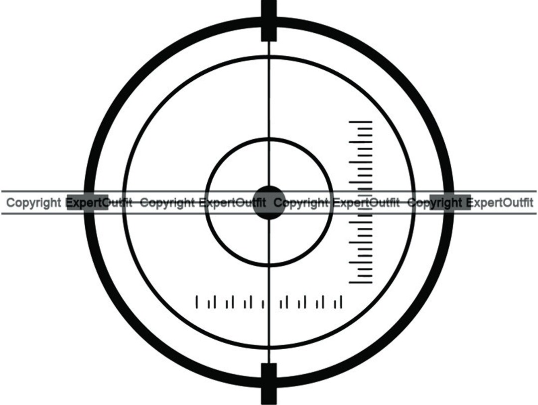 Gun Shoot Shooting Firearm Weapon Target Scope Range View Viewfinder ...