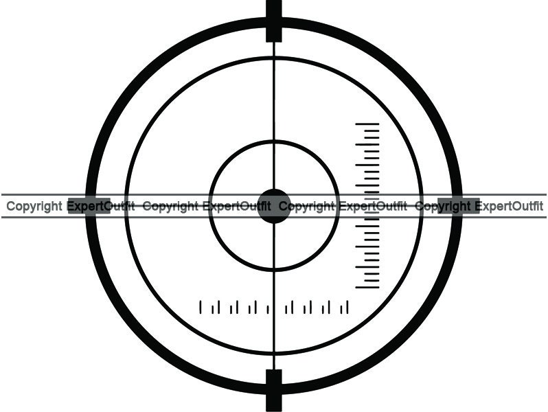 Gun Shoot Shooting Firearm Weapon Target Scope Range View - Etsy