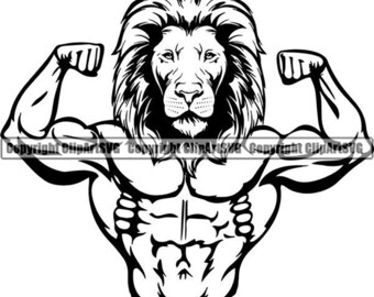 Lion Flex Muscle - Etsy